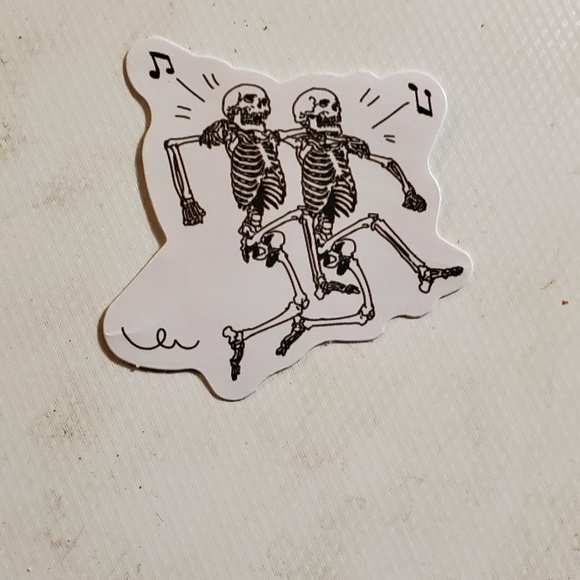 Other | Dancing Skeletons Sticker | Poshmark
